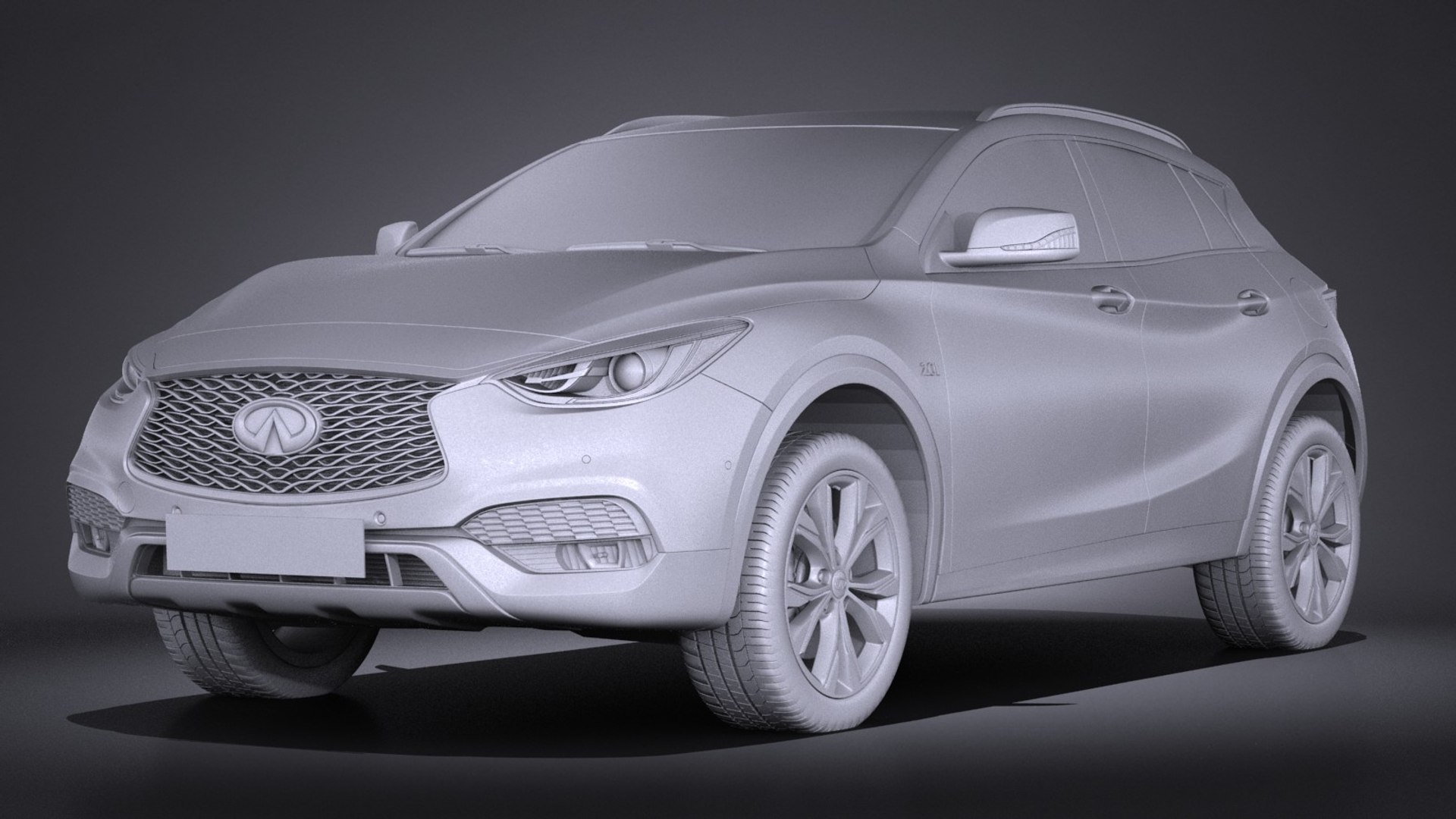 3d infiniti qx30 2017