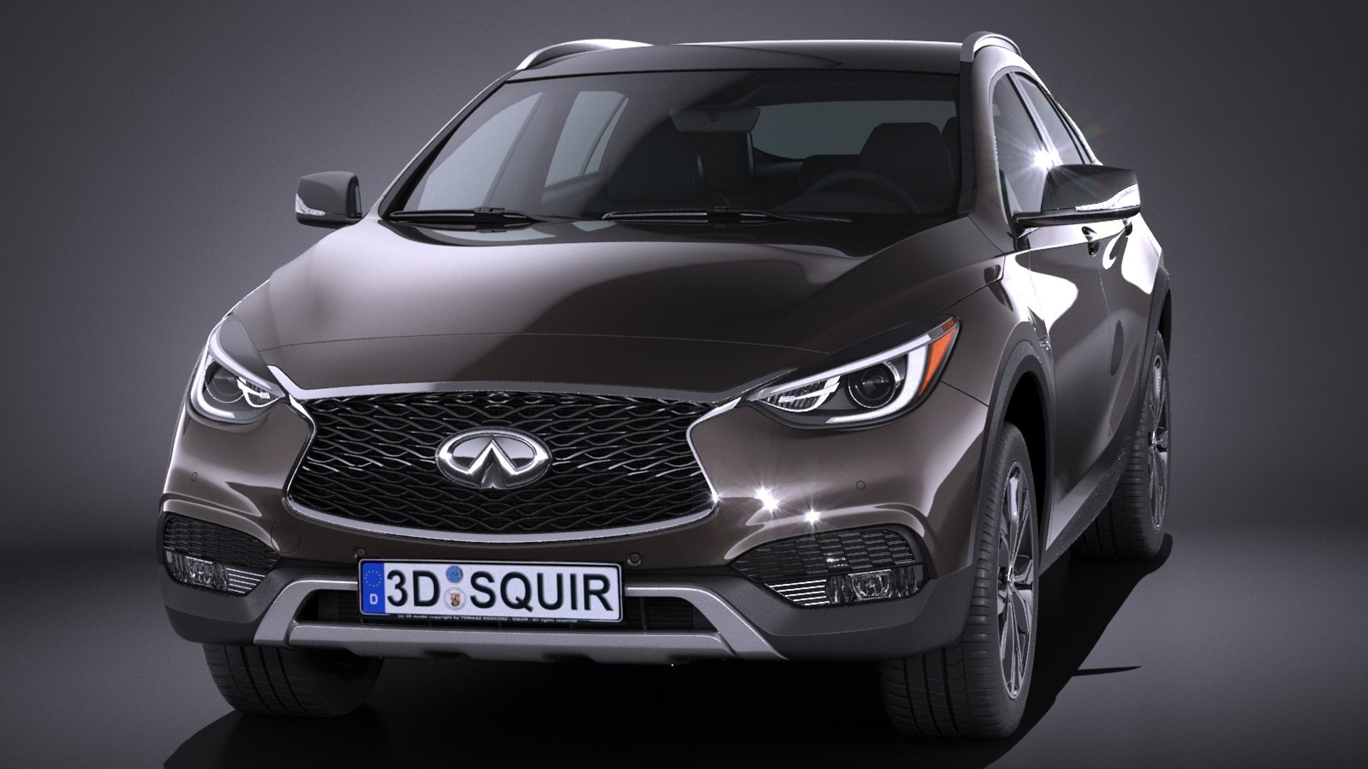 3d infiniti qx30 2017
