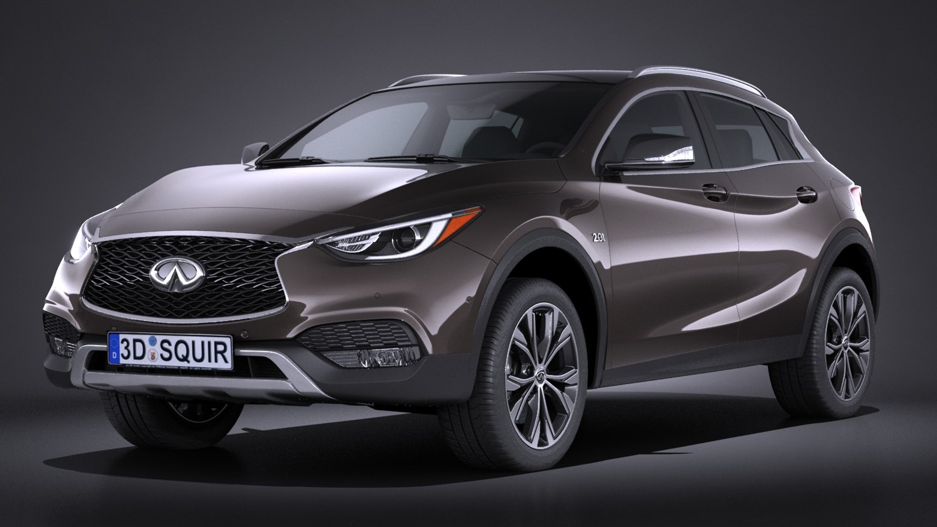 3d infiniti qx30 2017