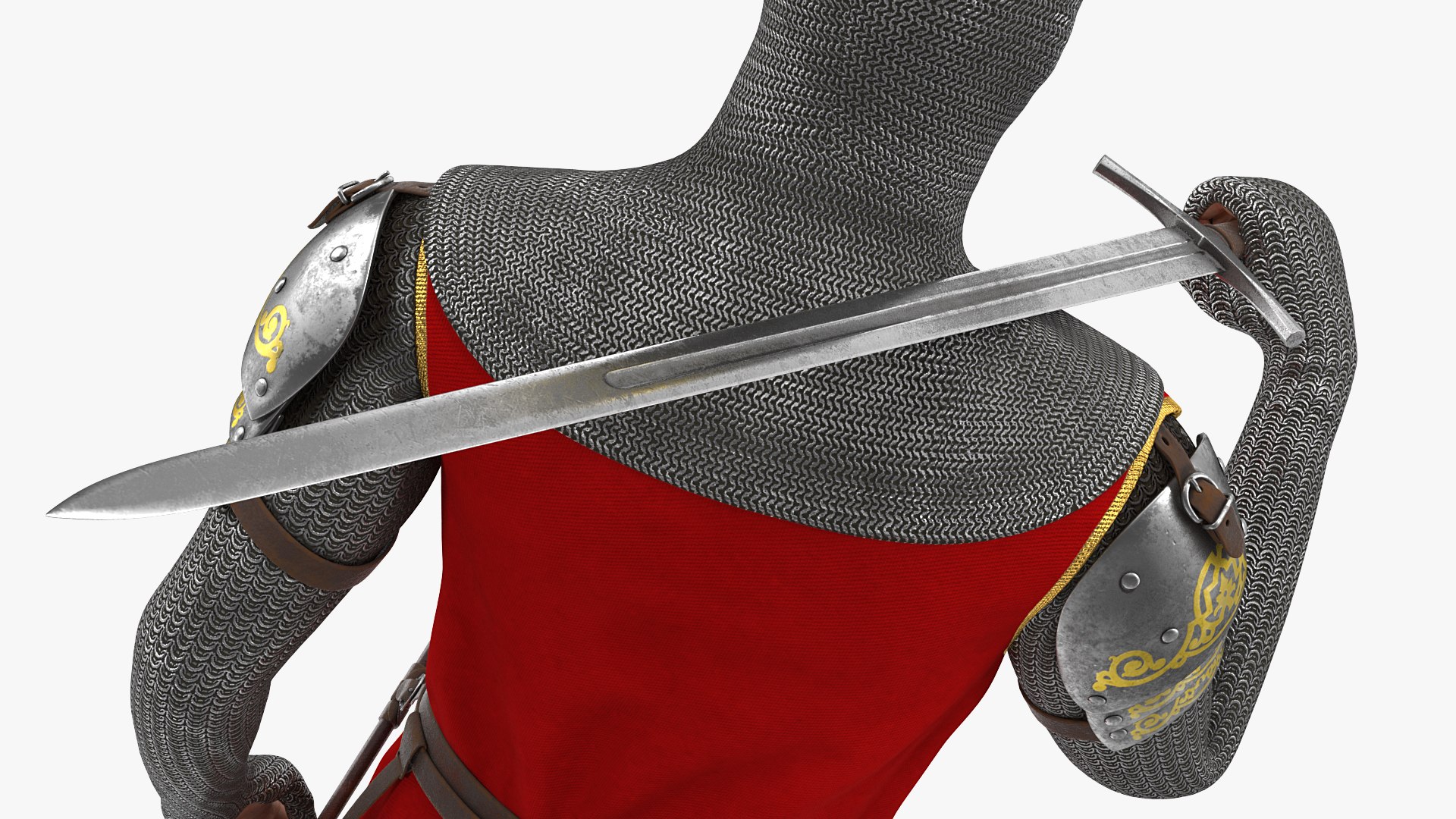 3D Crusader Knight King Walking Model - TurboSquid 1509486