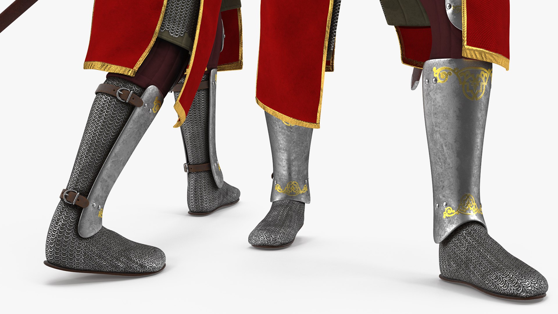 3D crusader knight king walking model - TurboSquid 1509486