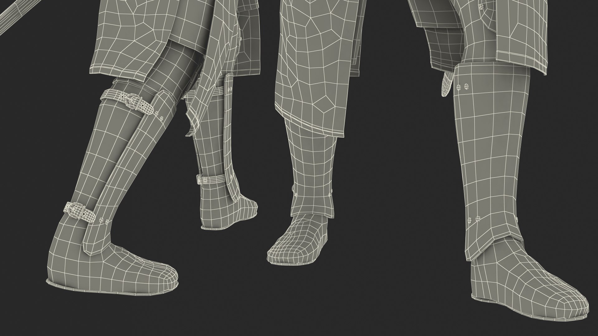 3D crusader knight king walking model - TurboSquid 1509486