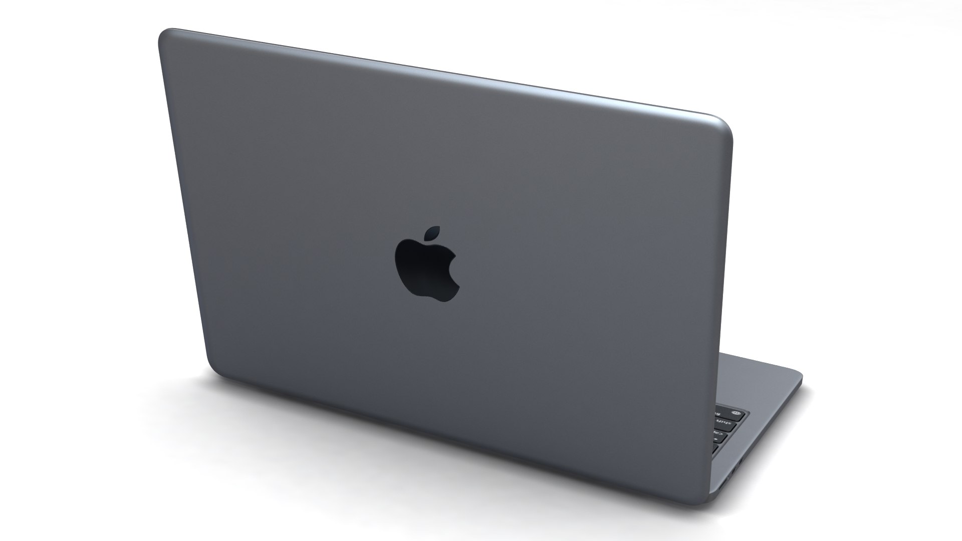 Apple MacBook Air 2022 Space Gray 3D Model - TurboSquid 1958283