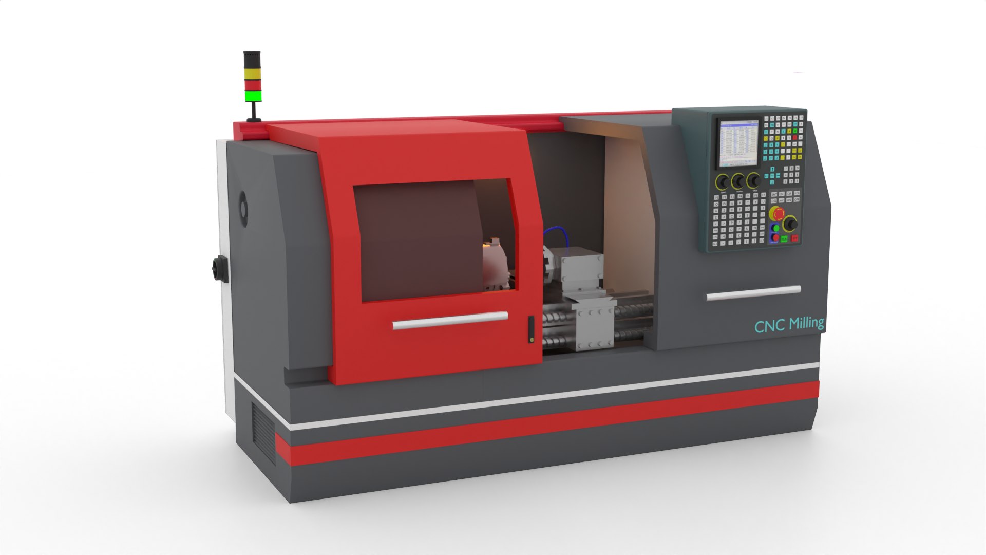 3D Model CNC MACHINE - TurboSquid 2142814