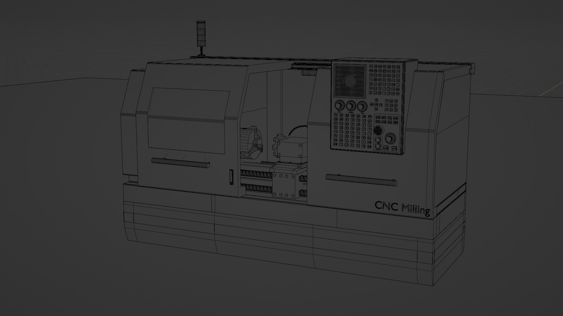 3D Model CNC MACHINE - TurboSquid 2142814