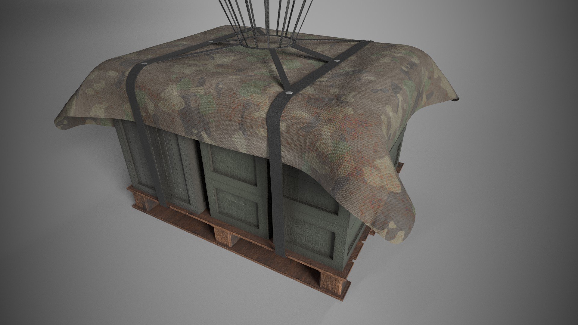 3D Model Airdrop Box - TurboSquid 2425068