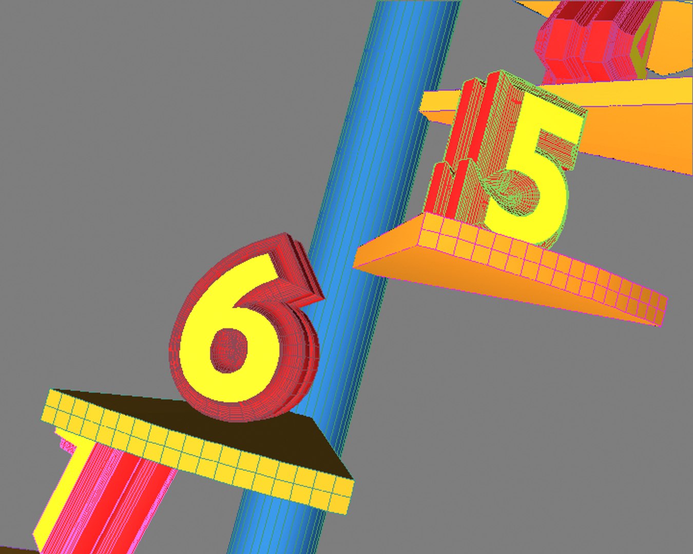 3d Count Numbers Animation