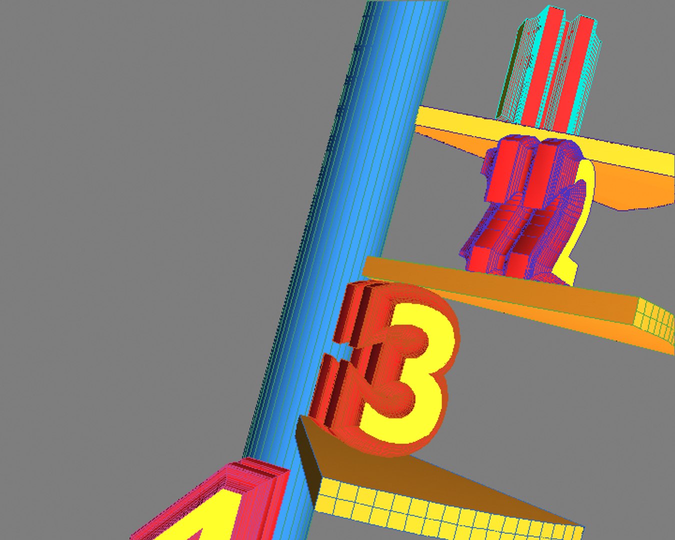 3d Count Numbers Animation