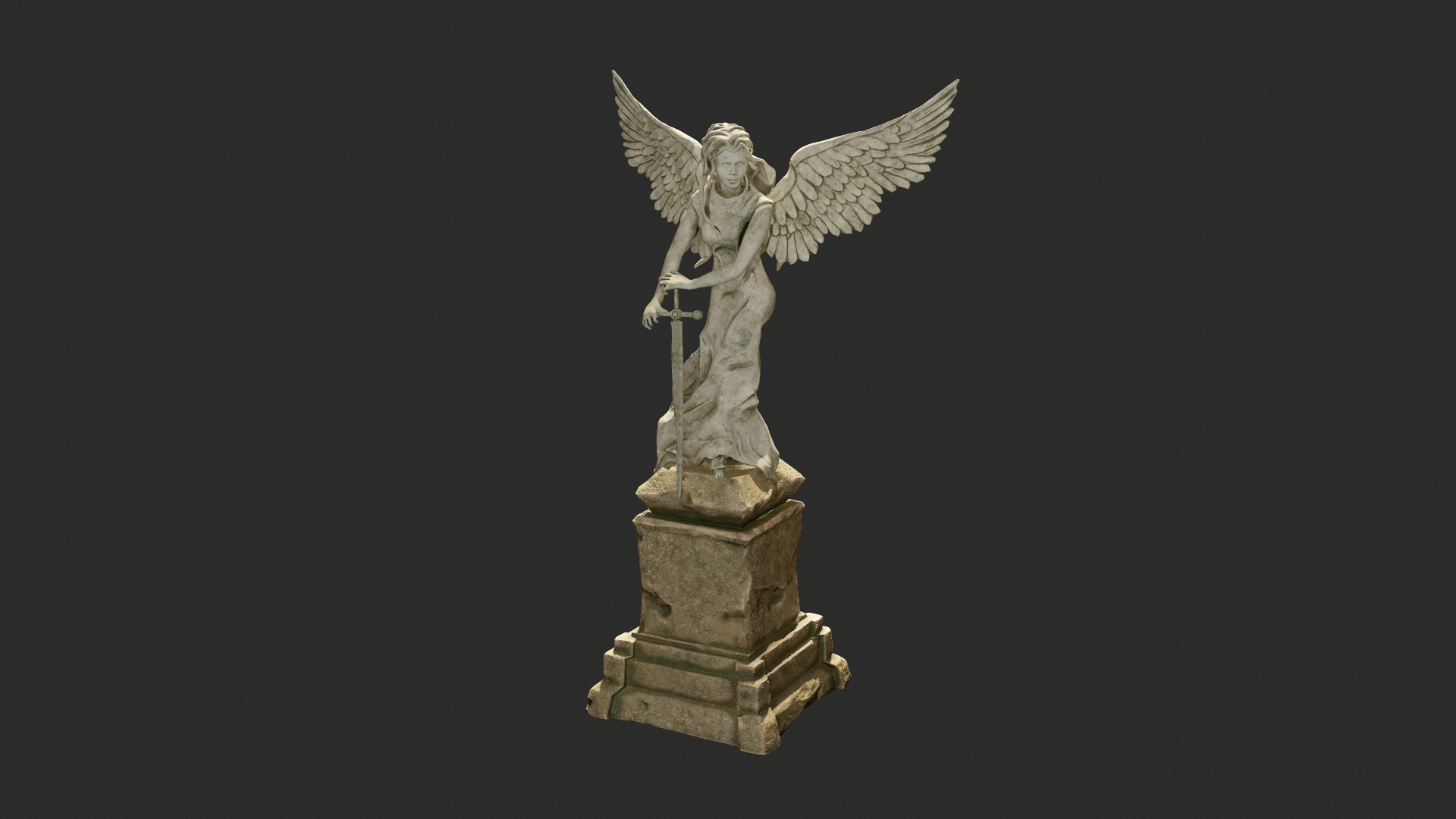 Angel Statue 3D model - TurboSquid 1757892