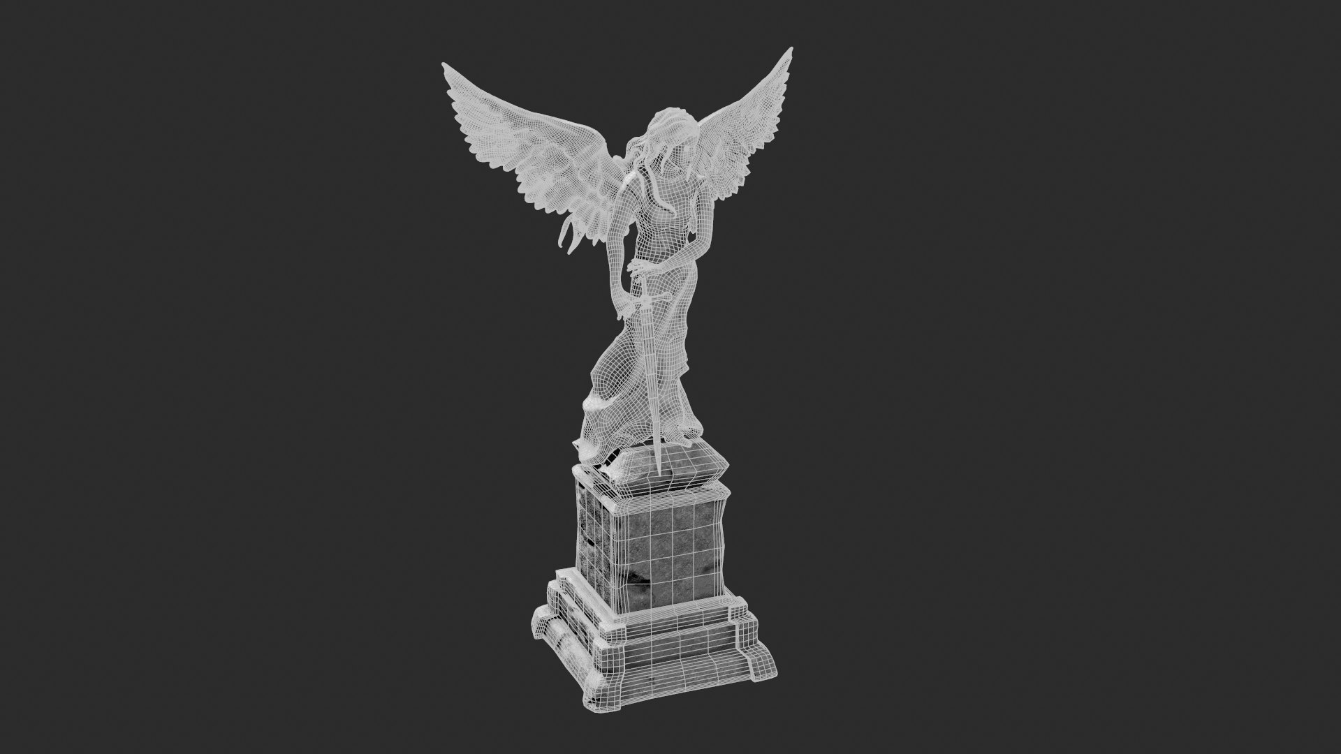 Angel Statue 3D model - TurboSquid 1757892