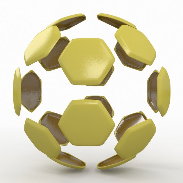 soccer ball 3d dxf