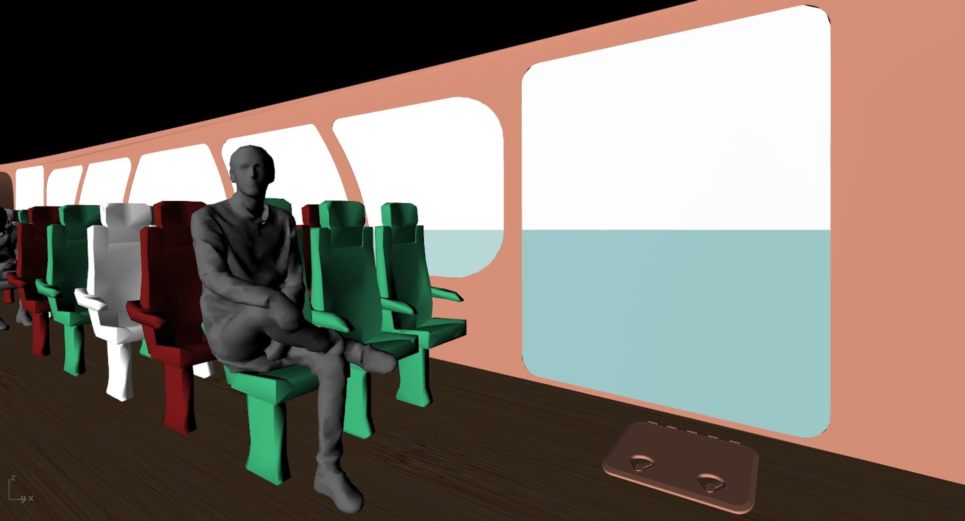 3D Model Passenger Ferry - TurboSquid 1315967