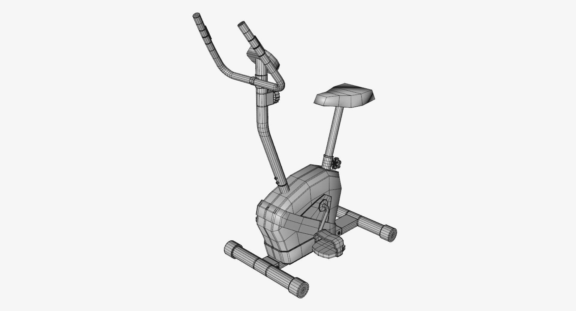 3D Exercise Bike Model - TurboSquid 1407262