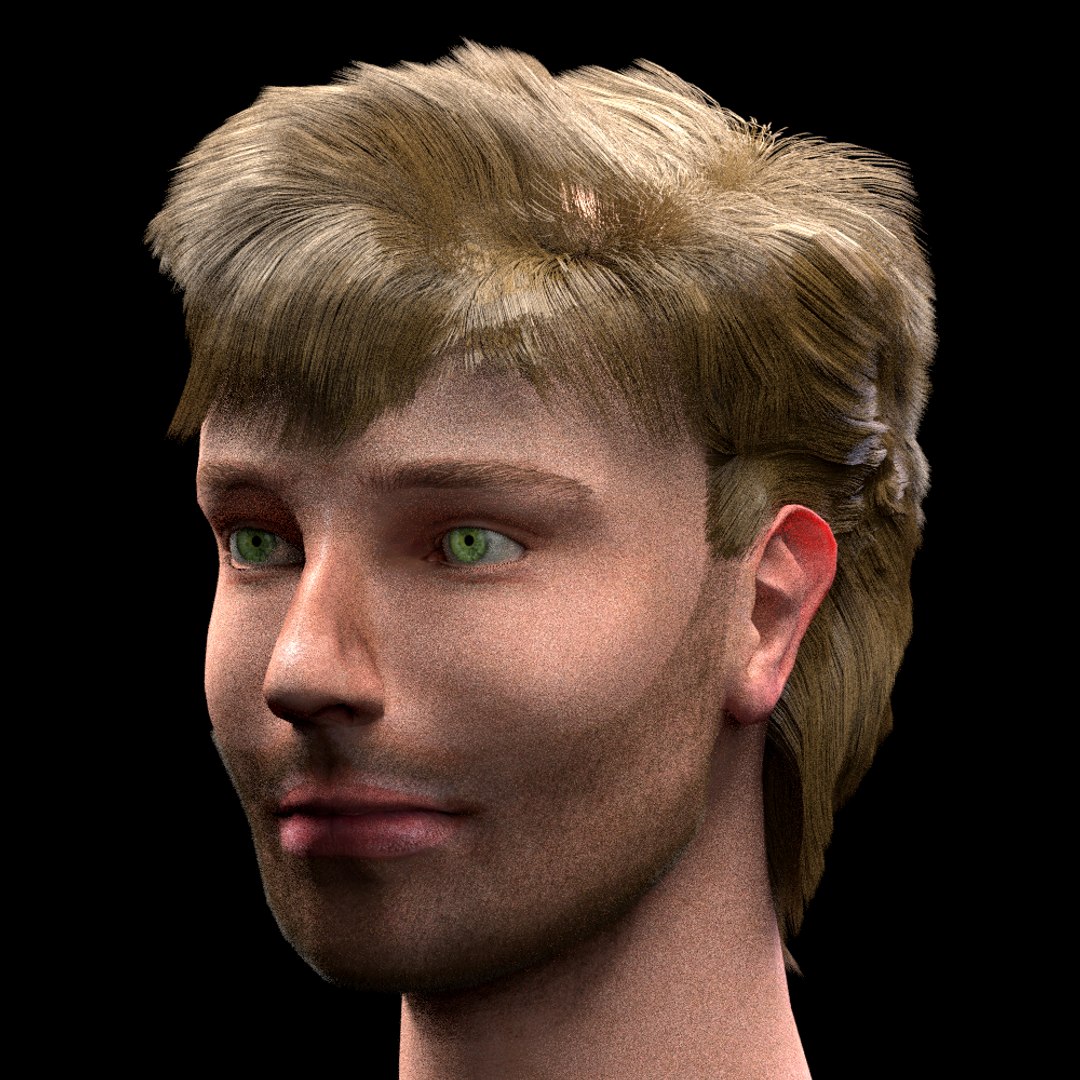 Male head arthur 3D model - TurboSquid 1284479
