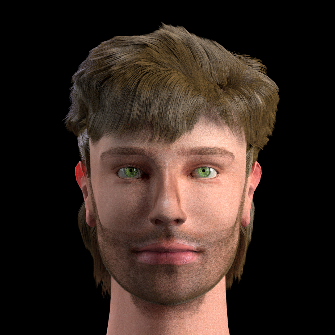 Male head arthur 3D model - TurboSquid 1284479