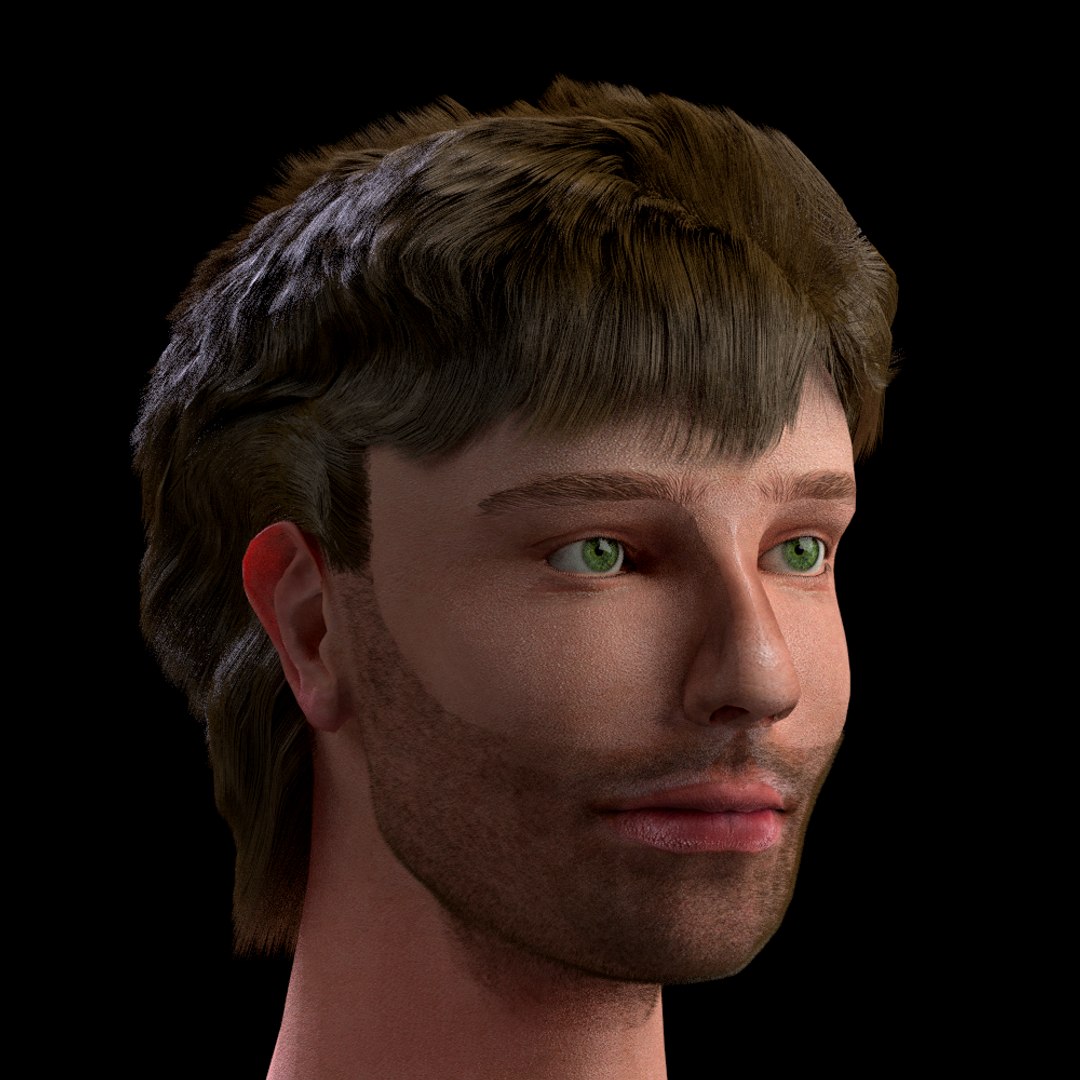 Male head arthur 3D model - TurboSquid 1284479