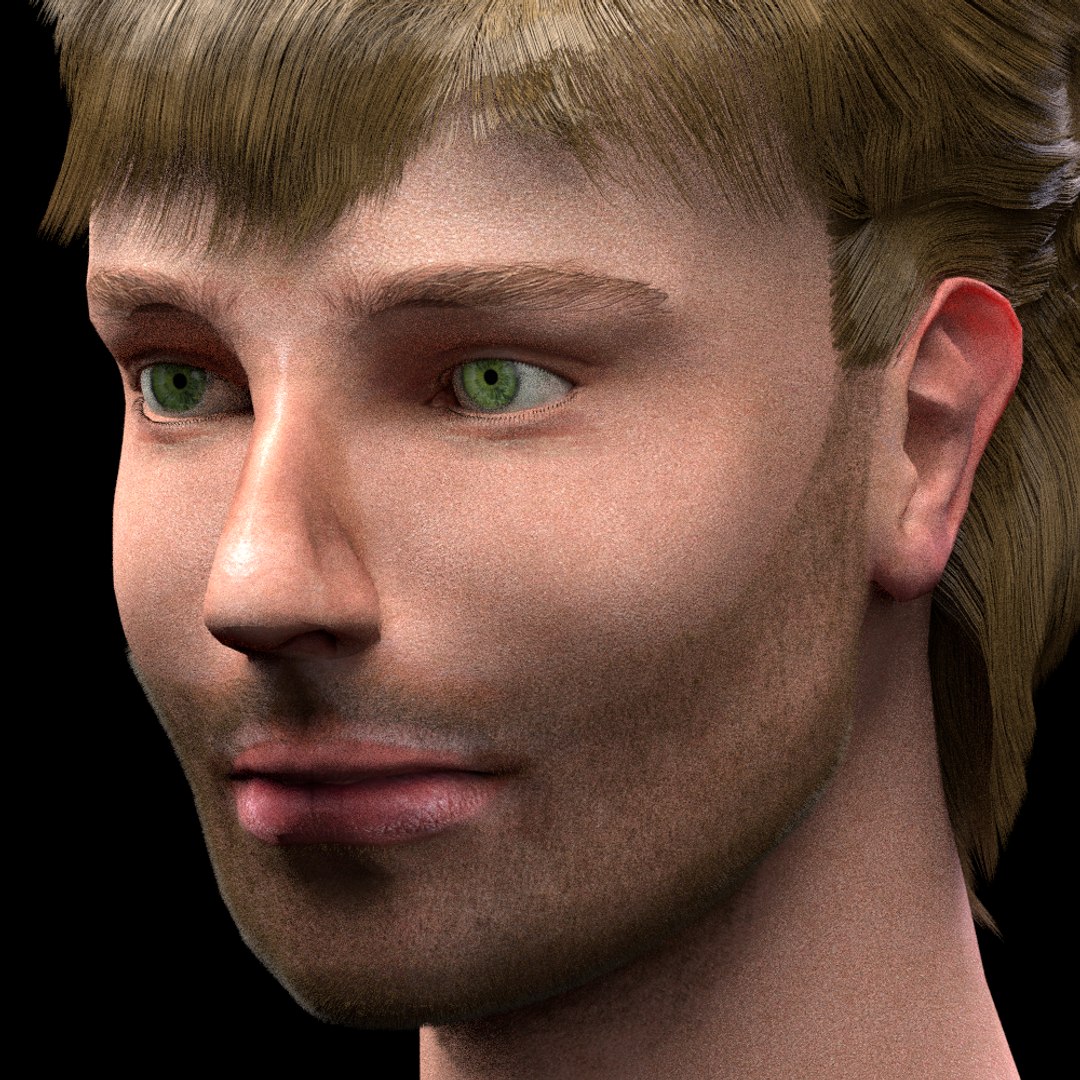 Male head arthur 3D model - TurboSquid 1284479