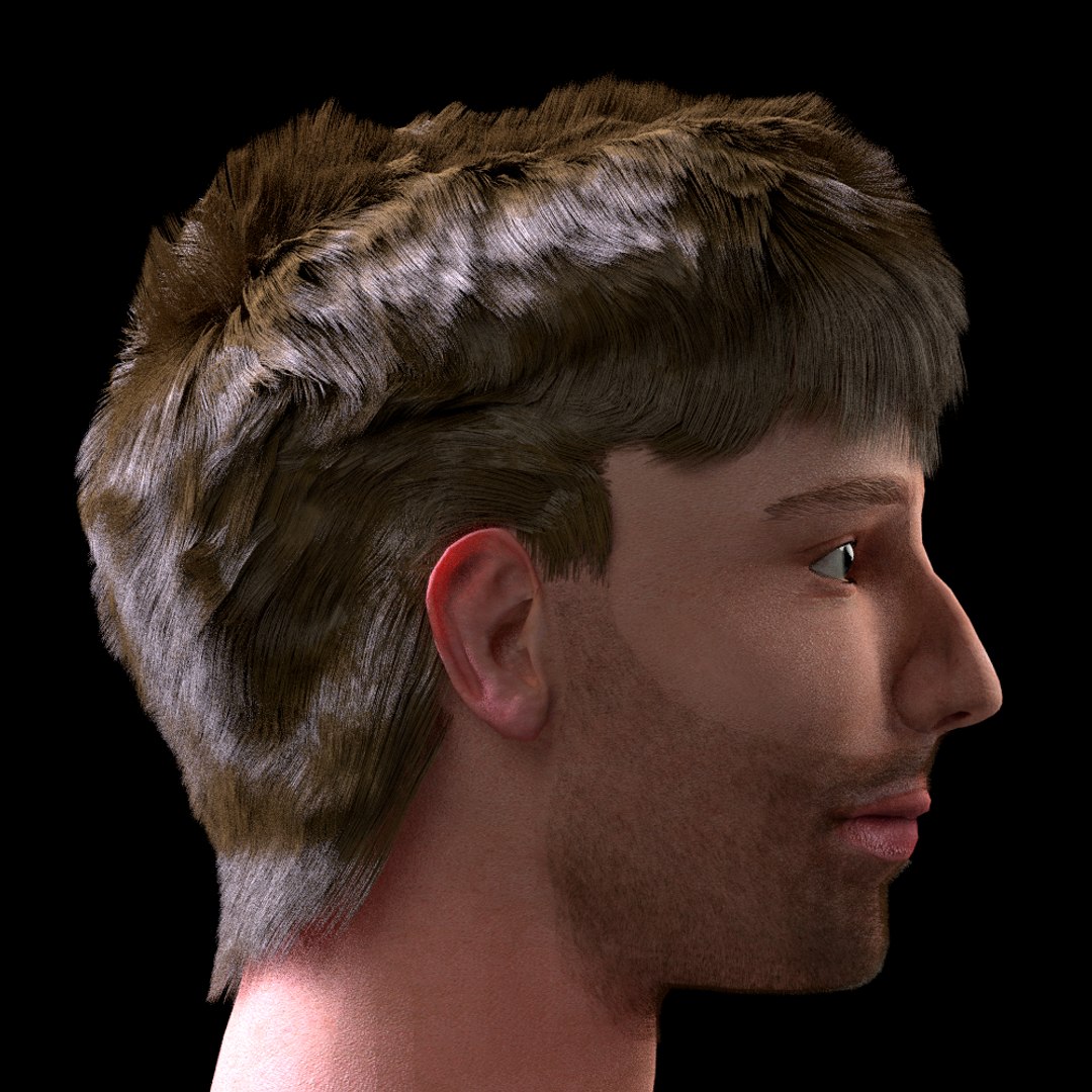 Male head arthur 3D model - TurboSquid 1284479