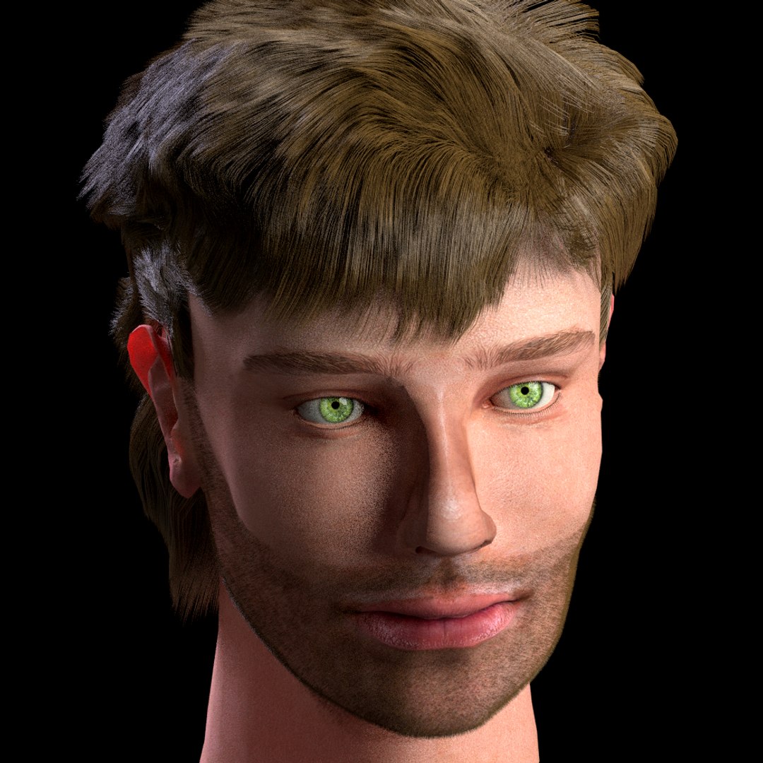 Male head arthur 3D model - TurboSquid 1284479