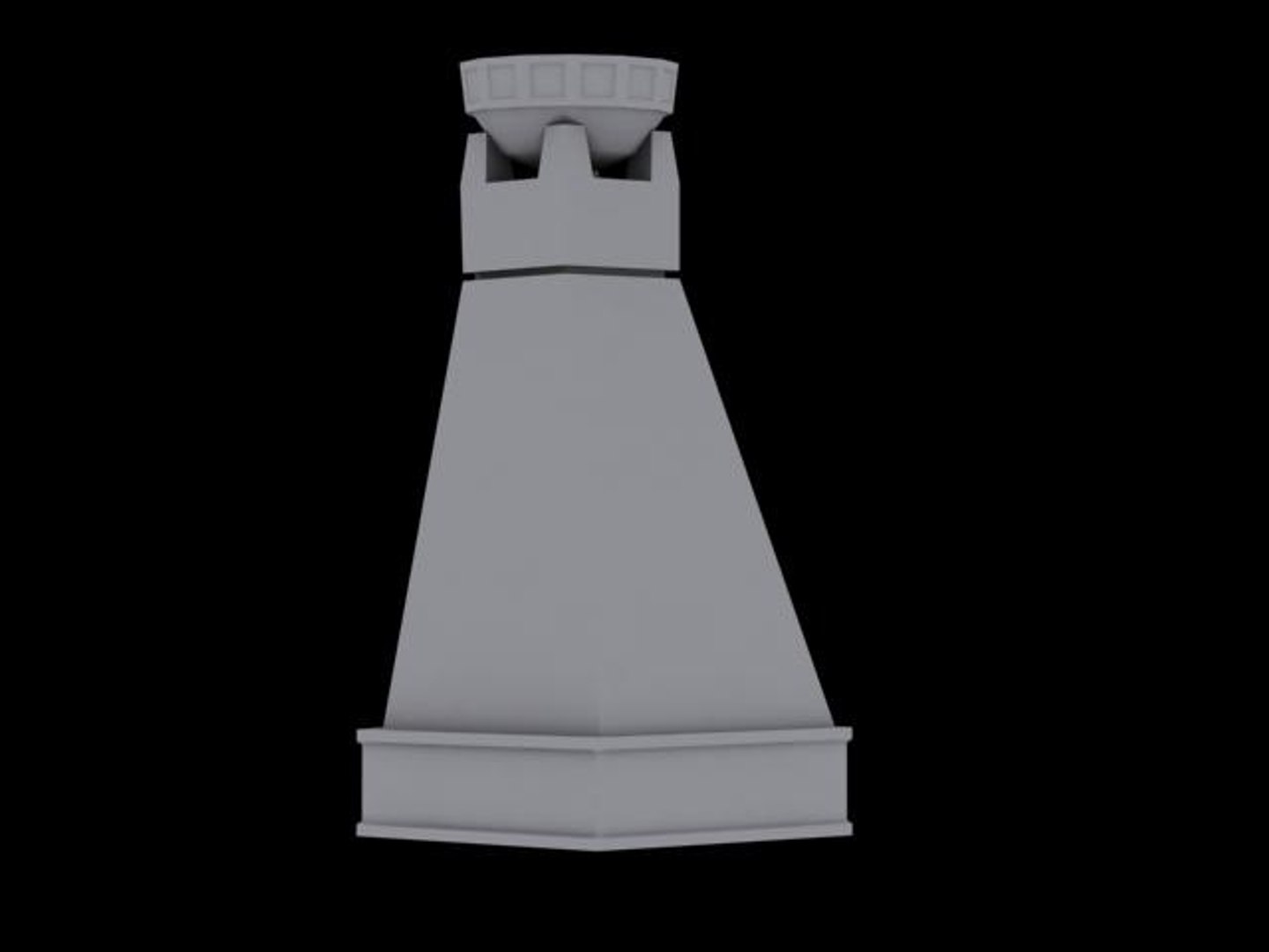 Mexica Aztec Torch Holder 3d Model