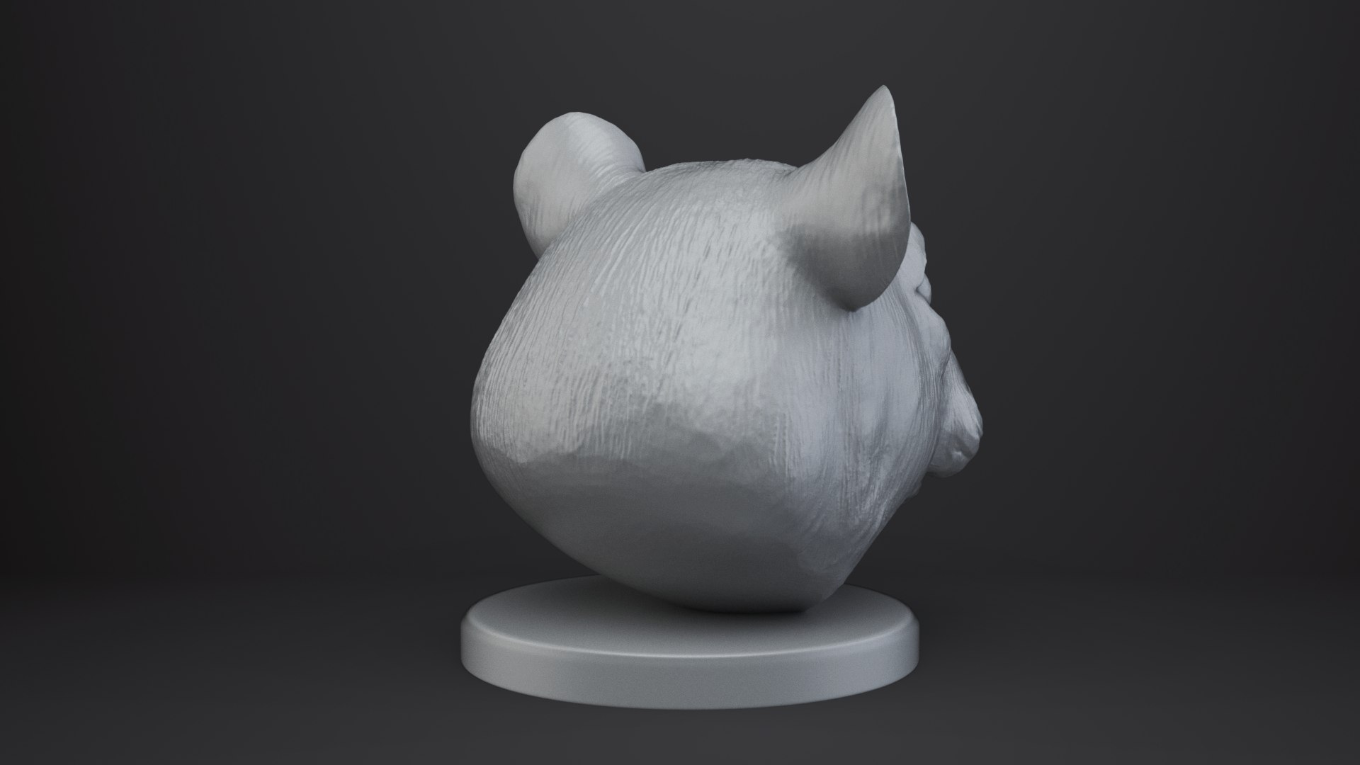 3D Model Rat Bust - Animal Figurine - TurboSquid 2488788
