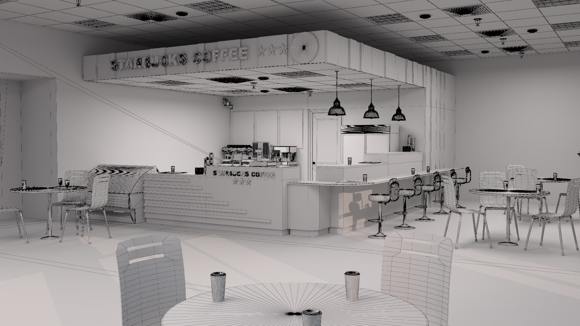 3D Starbucks - TurboSquid 2079394