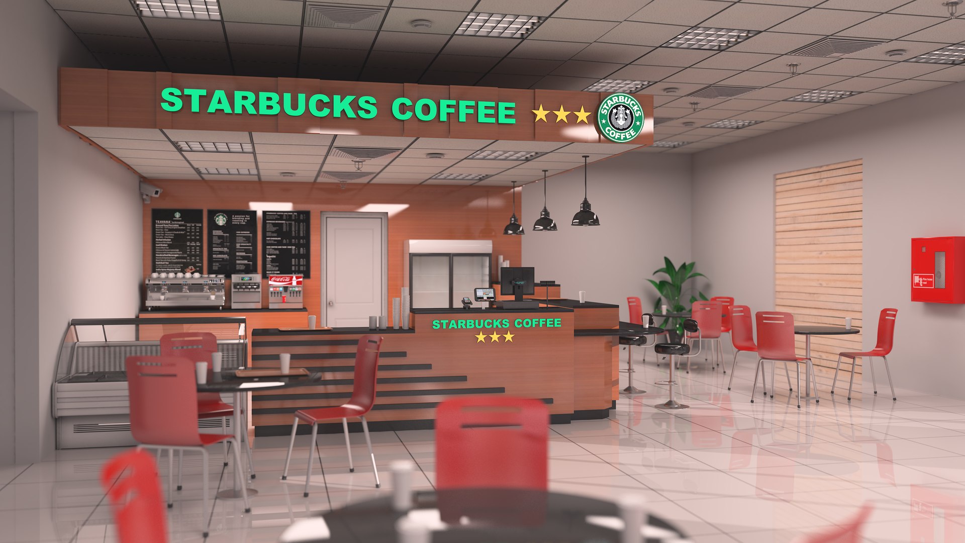 3D Starbucks - TurboSquid 2079394