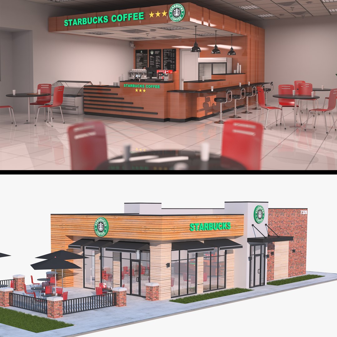 3D Starbucks - TurboSquid 2079394