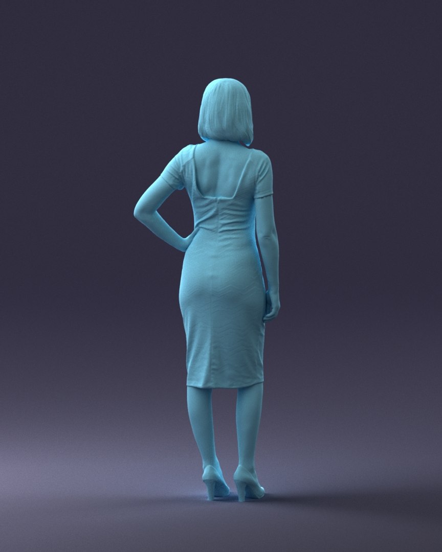 Scanned Girl 3D Model - TurboSquid 1431685