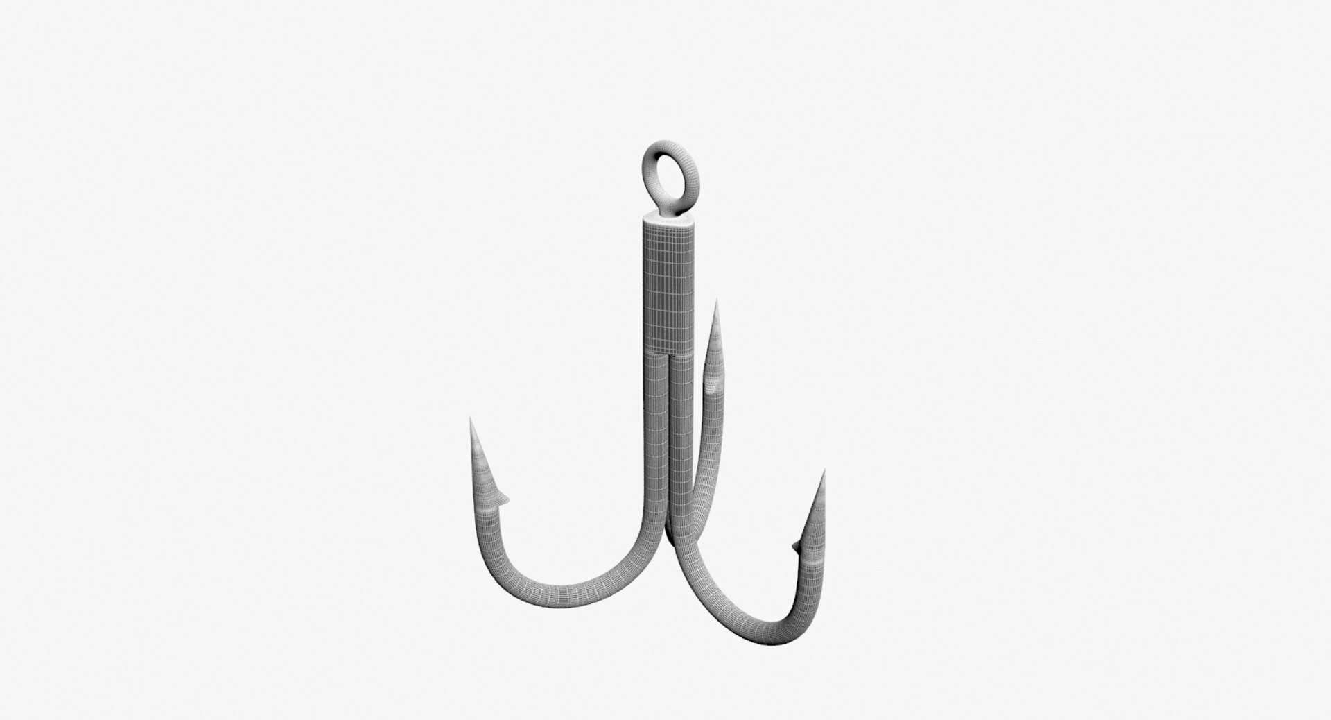Fish Hook V2 3D Model - TurboSquid 1319690