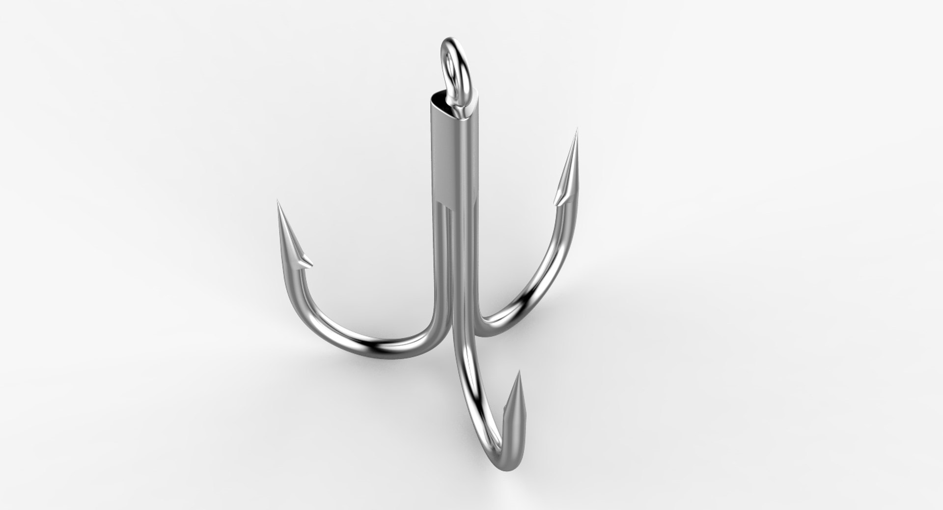 Fish Hook V2 3D Model - TurboSquid 1319690
