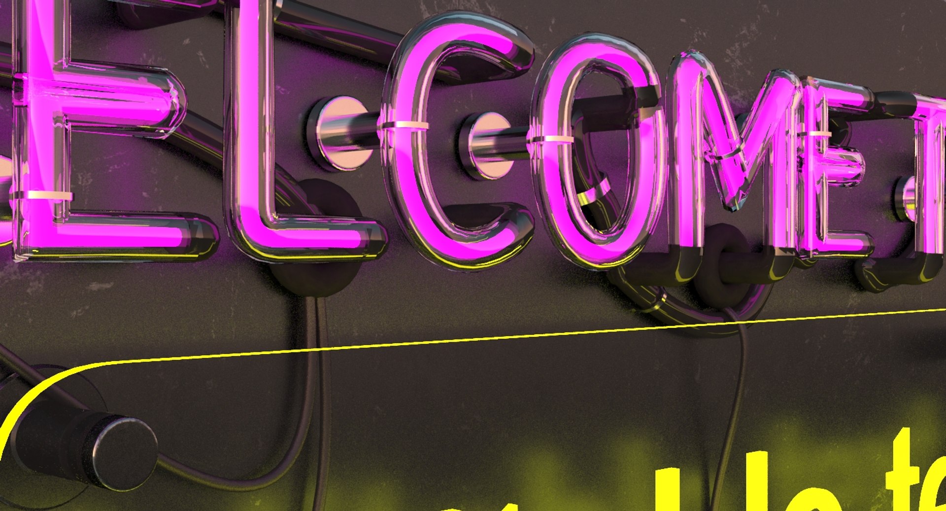 3D Neon Sign 2 Model - TurboSquid 1216646