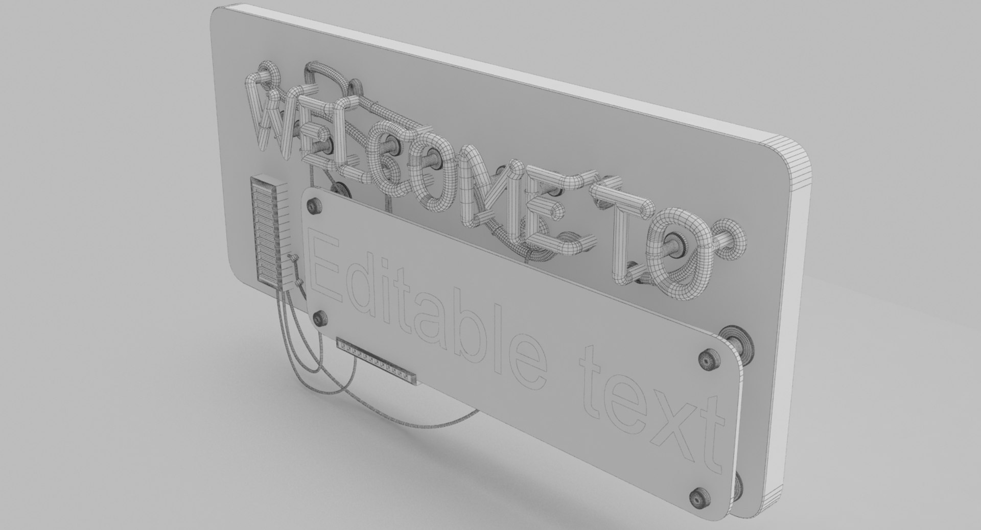 3D Neon Sign 2 Model - TurboSquid 1216646