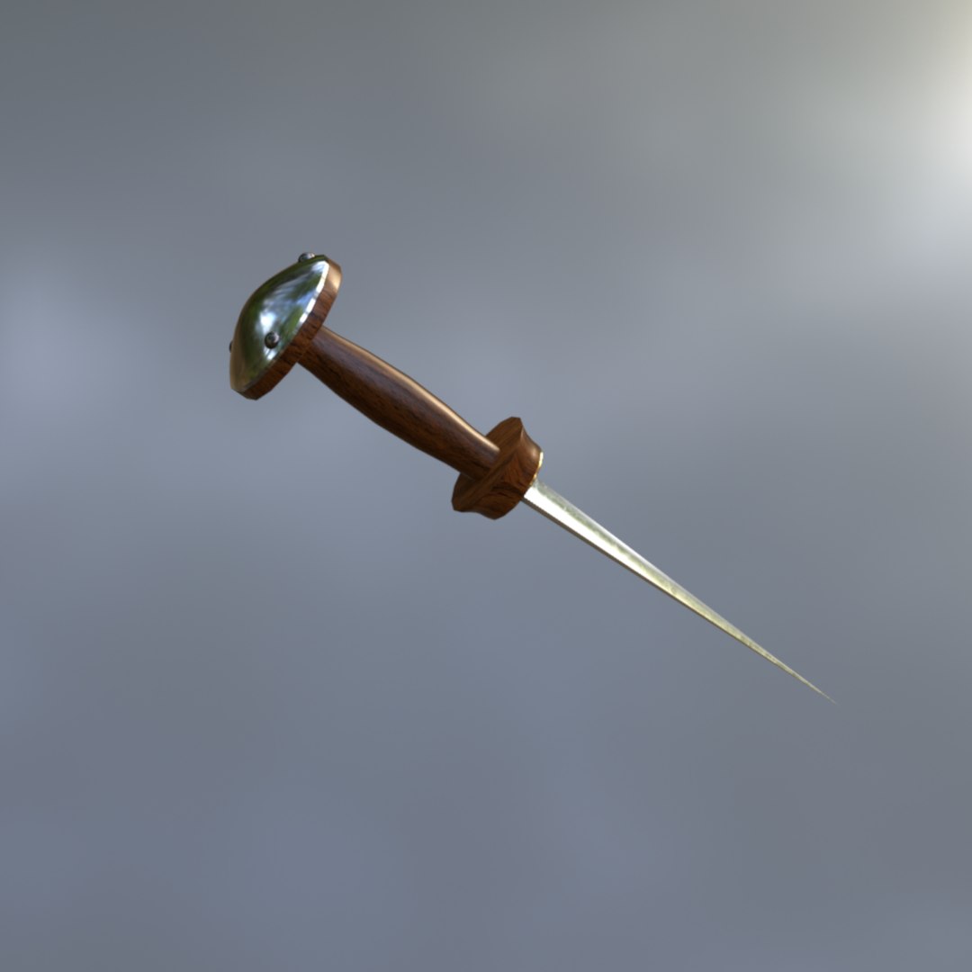 Medieval Rondel Dagger 3D - TurboSquid 2252477
