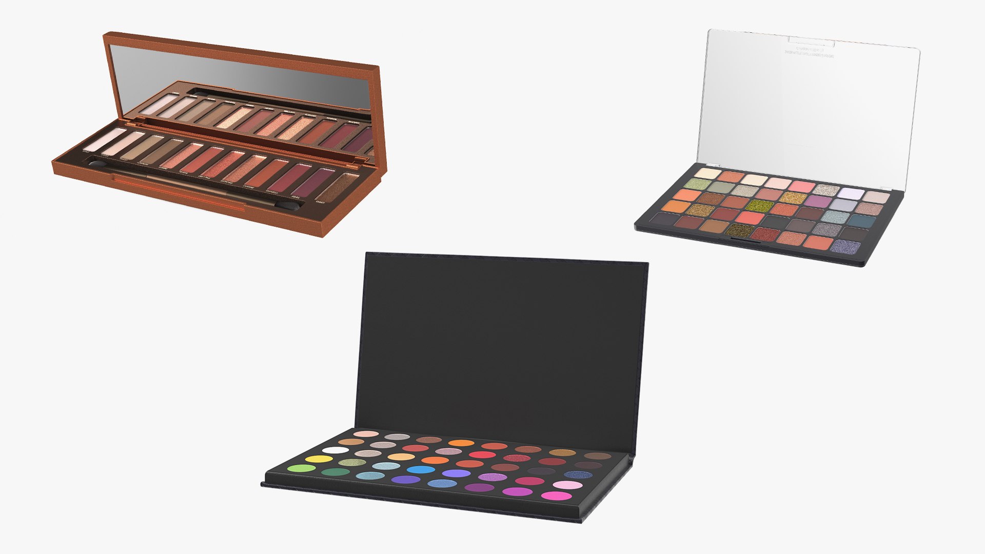 Eyeshadow Makeup Palettes Collection 2 3D - TurboSquid 1845641