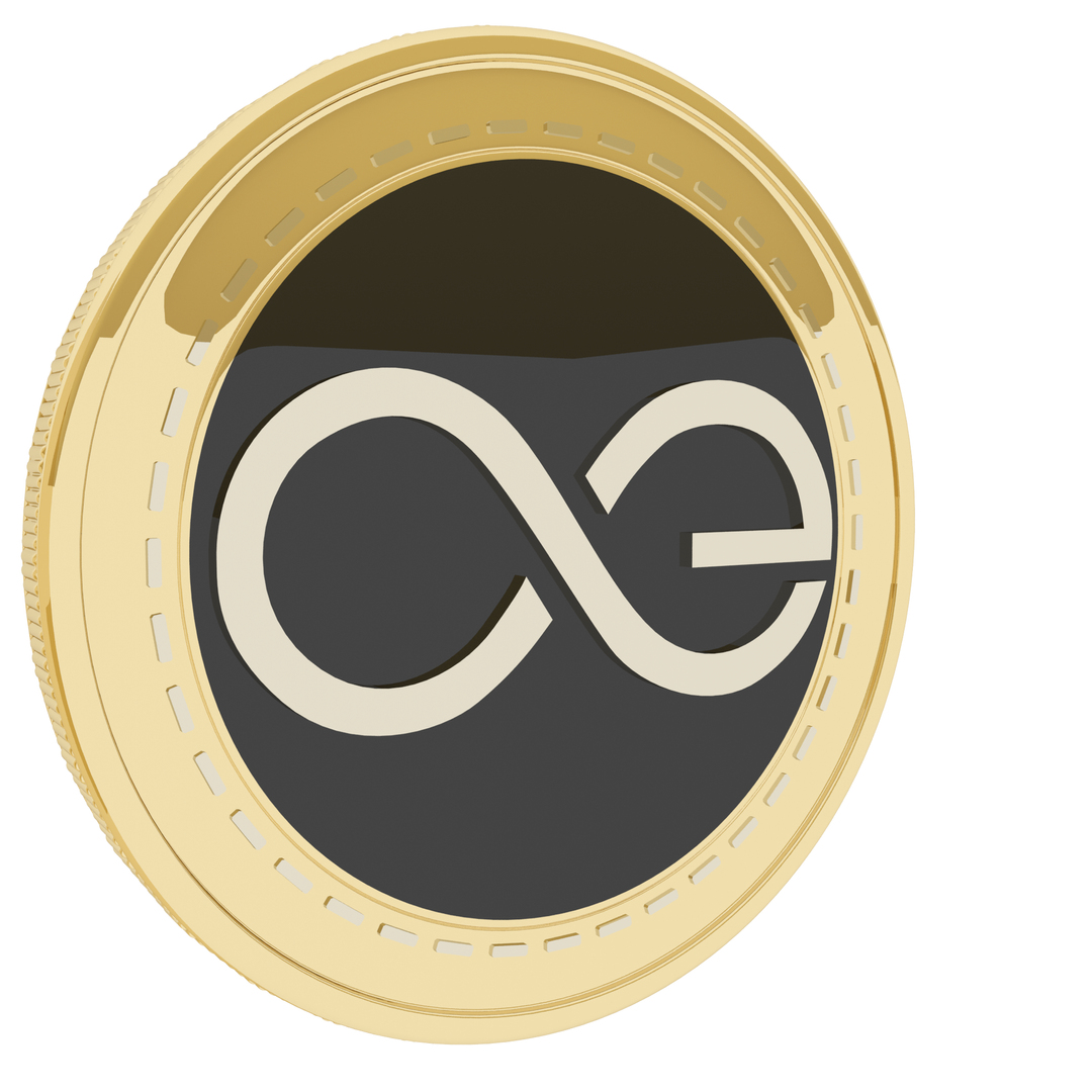 Aeternity Cryptocurrency Gold Coin 3D model - TurboSquid 1779902