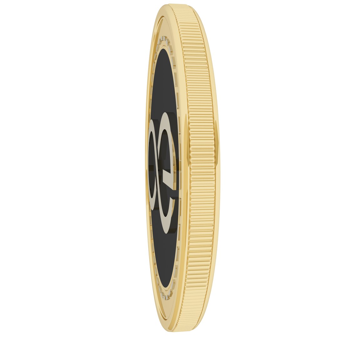 Aeternity Cryptocurrency Gold Coin 3D model - TurboSquid 1779902