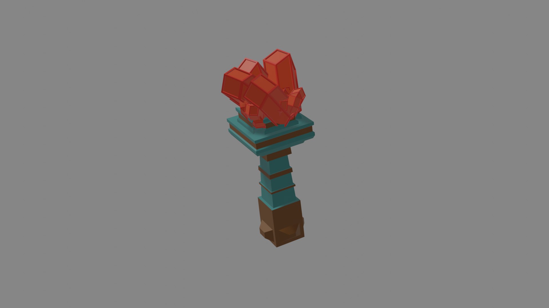 Gemstone Torch 3D Model - TurboSquid 1843791