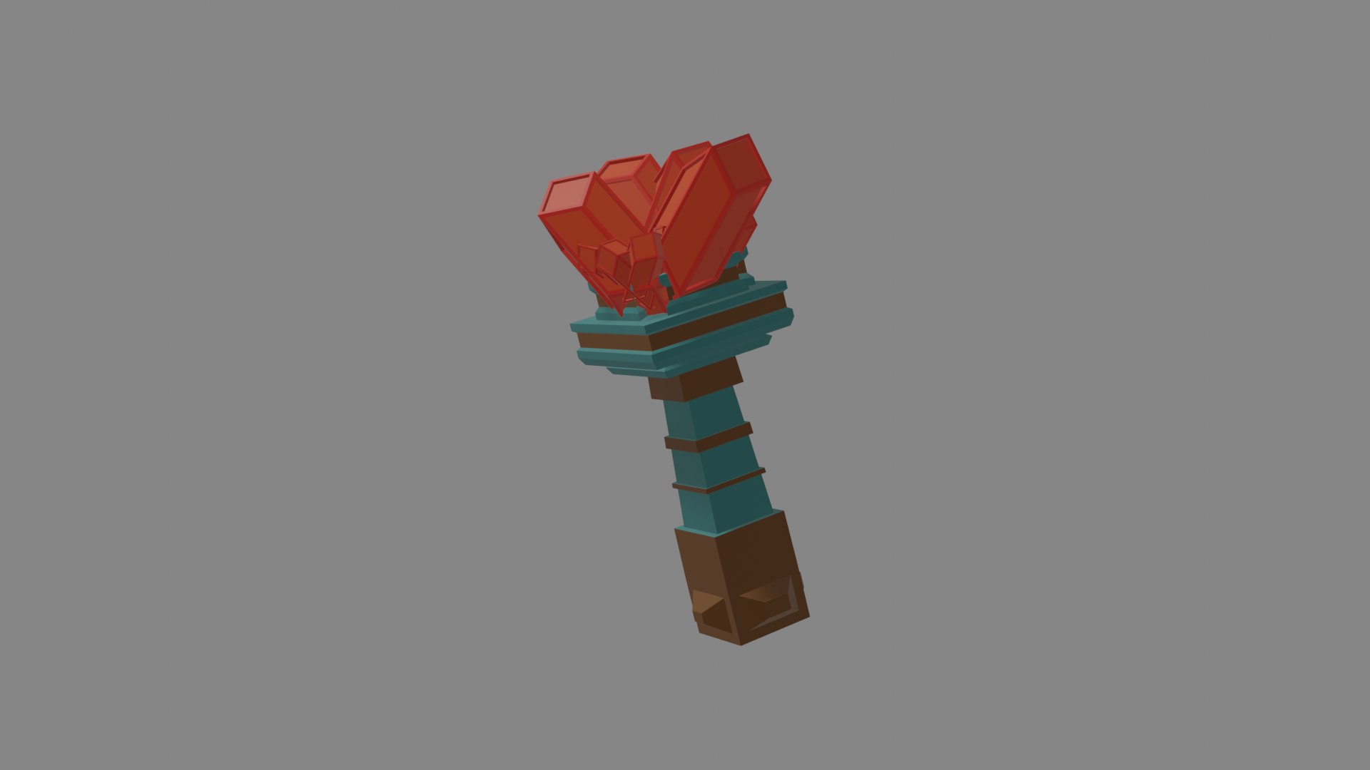 Gemstone Torch 3D Model - TurboSquid 1843791