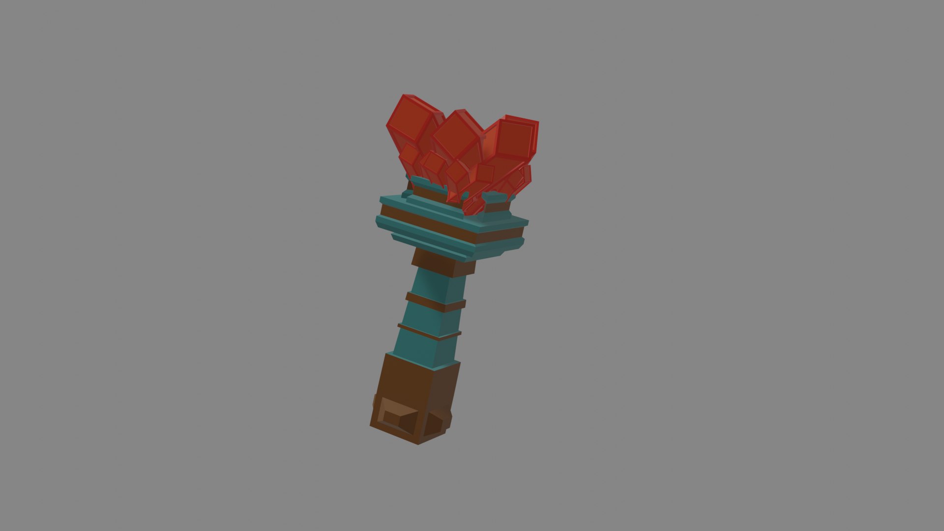 Gemstone Torch 3D Model - TurboSquid 1843791