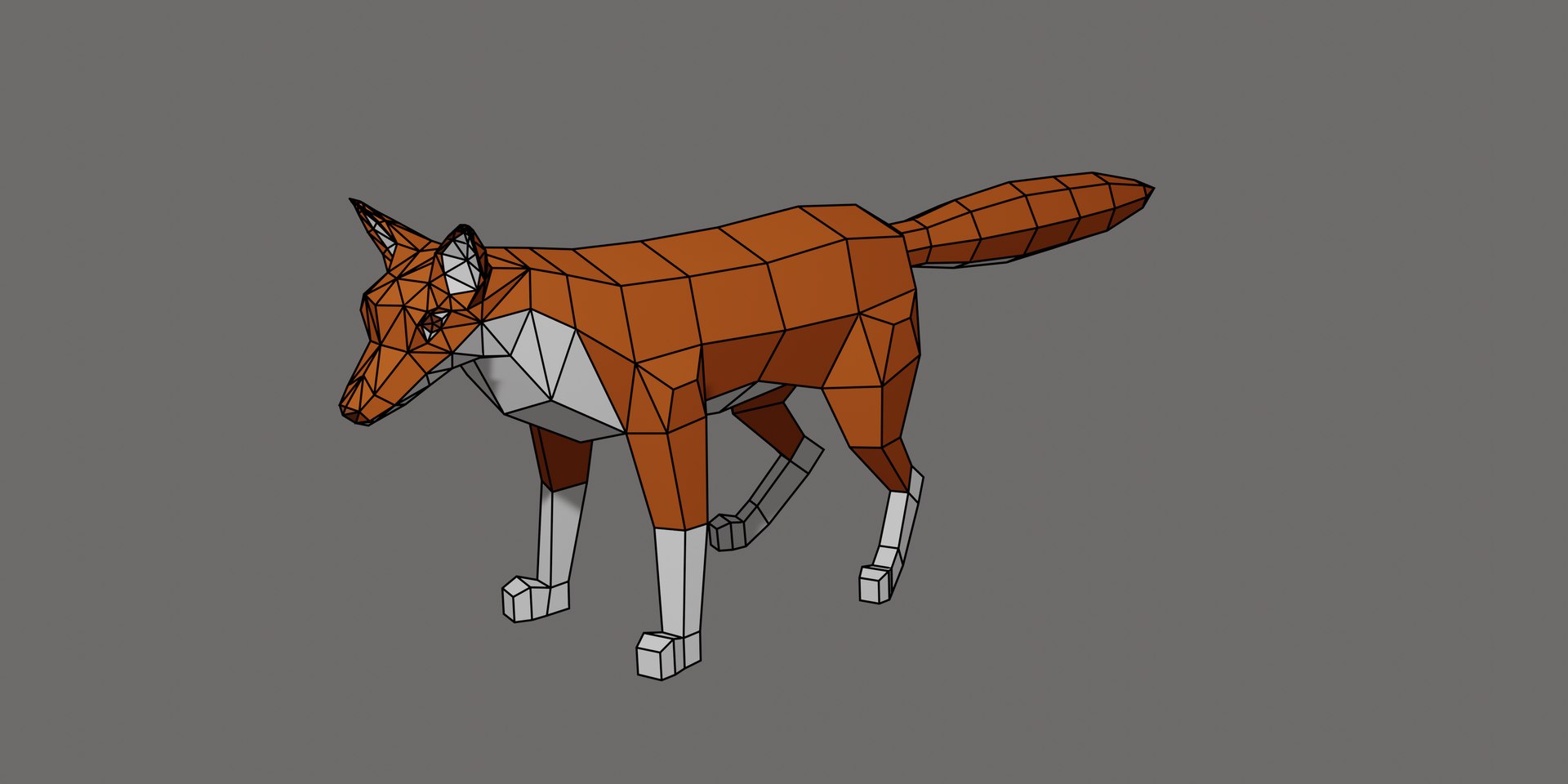 Fox 3D Model - TurboSquid 1693877