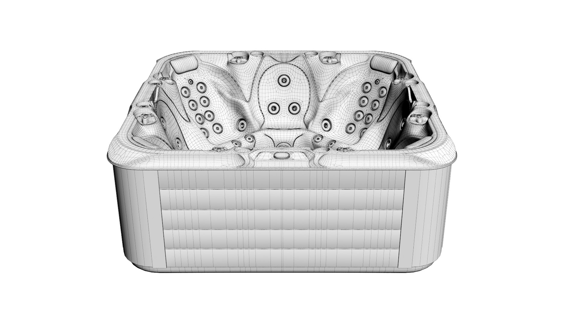 3D Model Jacuzzi Collection 4 In 1 - TurboSquid 2192592