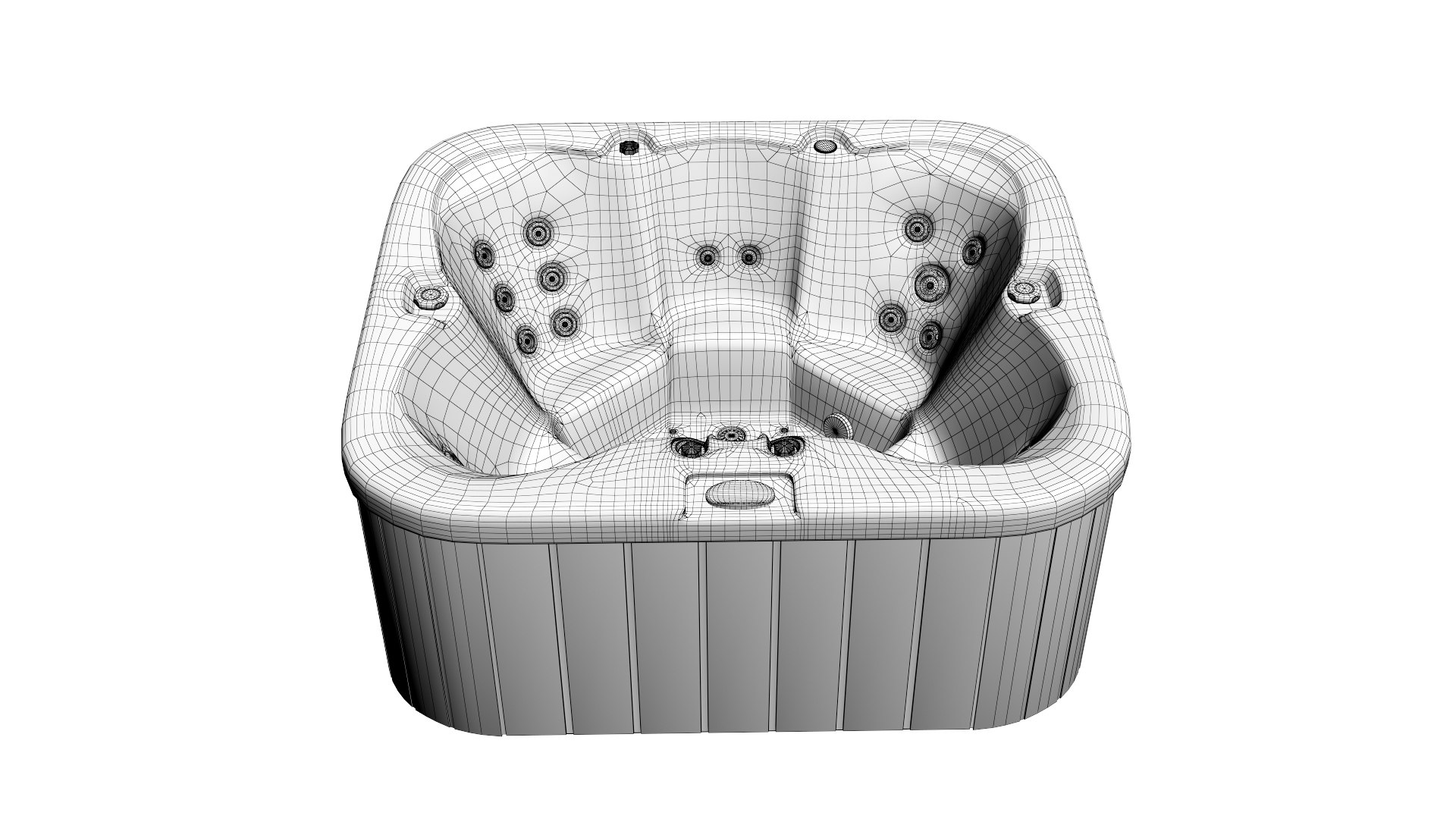 3D Model Jacuzzi Collection 4 In 1 - TurboSquid 2192592
