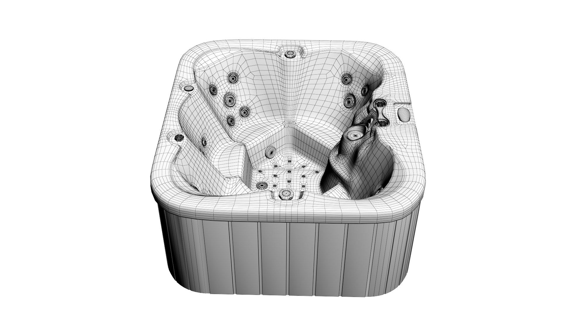 3D Model Jacuzzi Collection 4 In 1 - TurboSquid 2192592