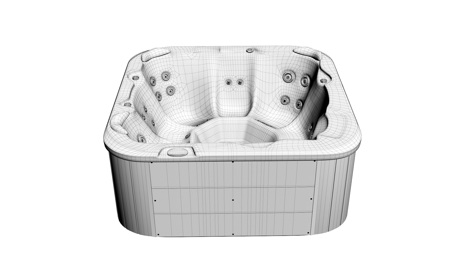 3D Model Jacuzzi Collection 4 In 1 - TurboSquid 2192592
