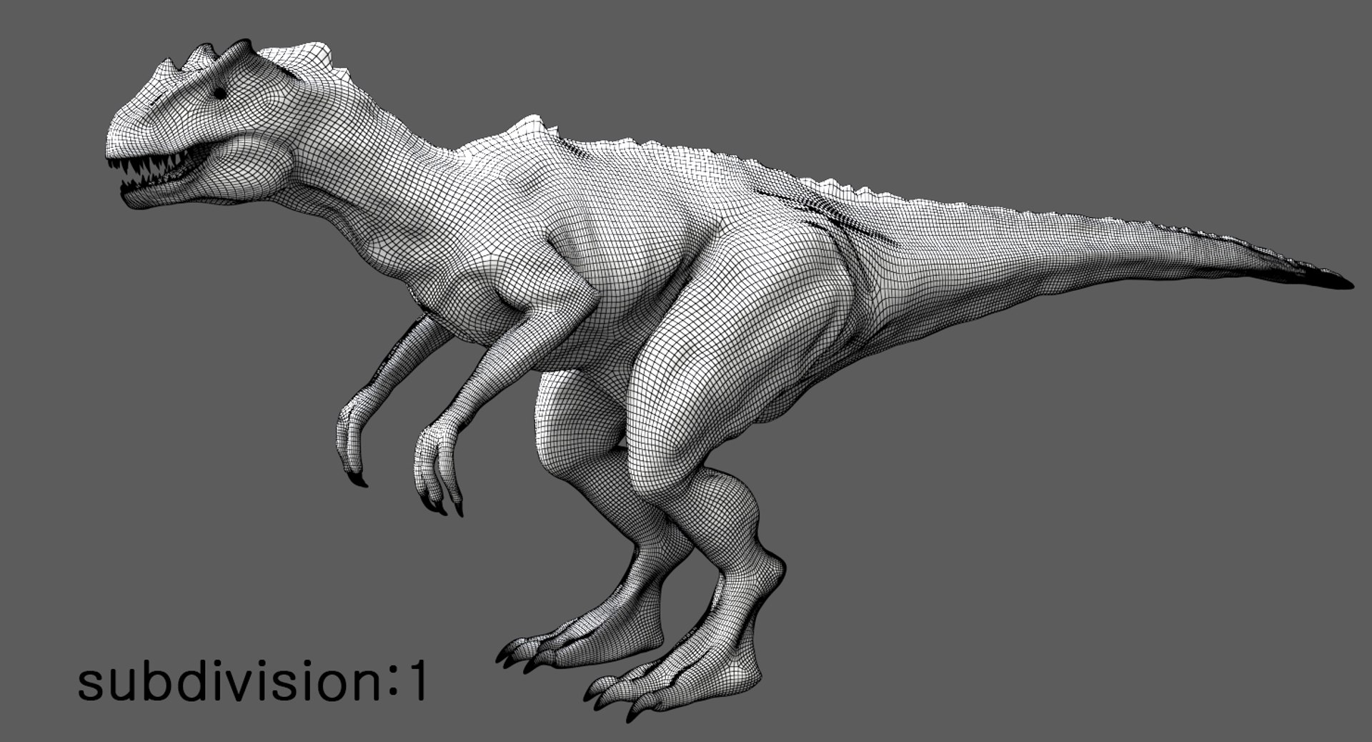 3D v-ray rigged allosaurus model - TurboSquid 1371371