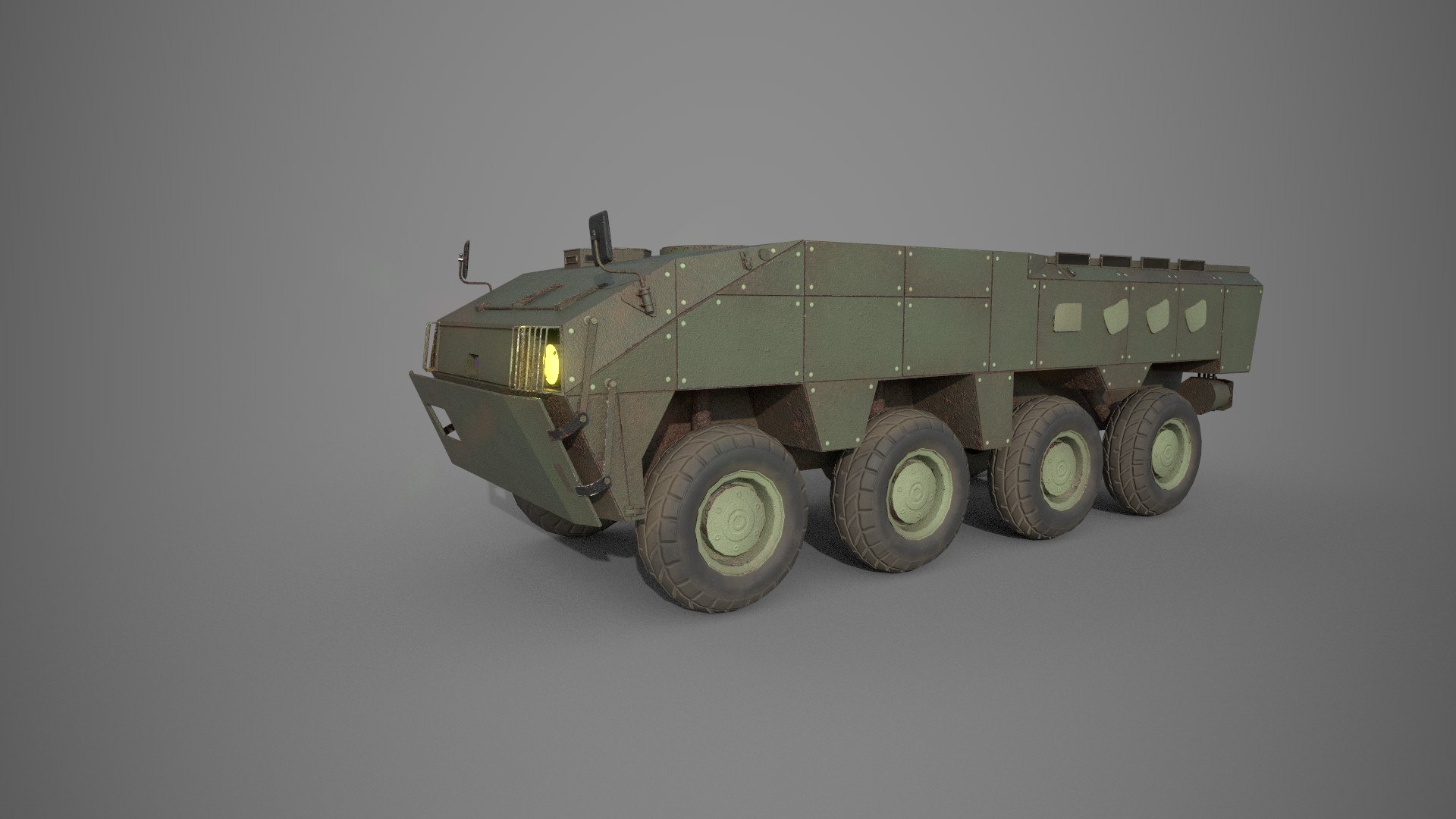 TATA Kestral APC LowPoly 3D - TurboSquid 2350084