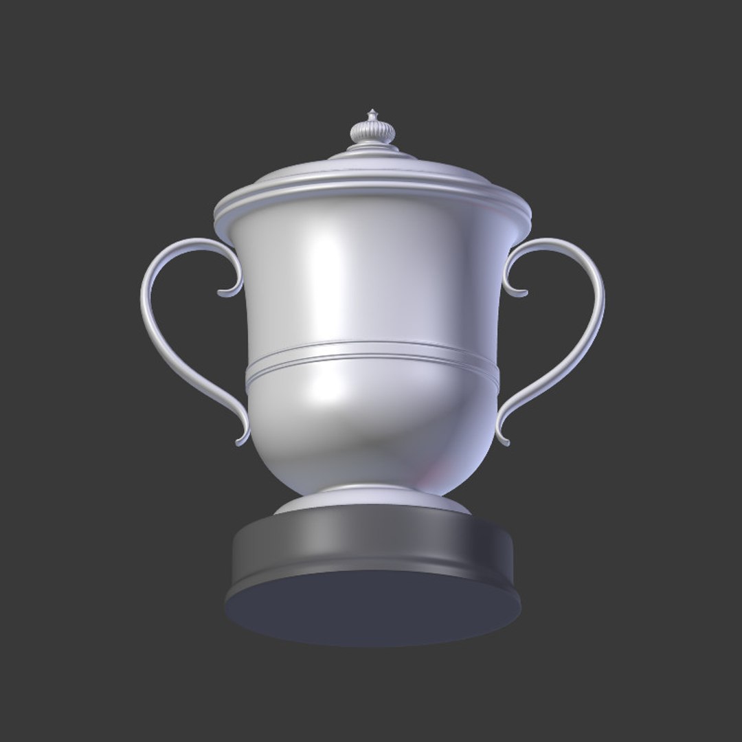 3d Model Football Trophy