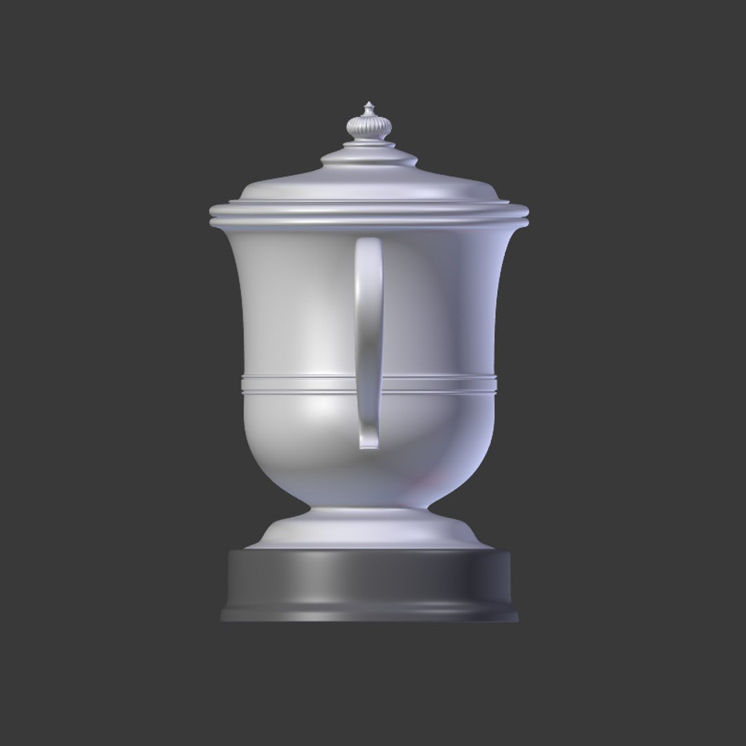 3d Model Football Trophy