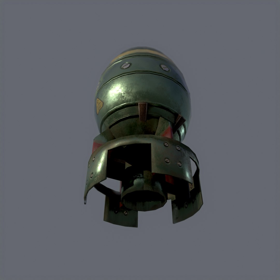 Fallout Nuke 3D - TurboSquid 2029580
